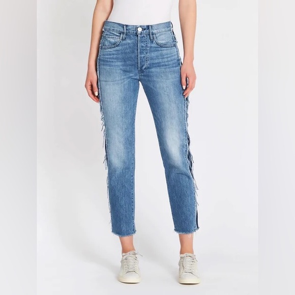 3x1 | Jeans | 3x Cora Crop High Rise Straight Leg Jeans In Lisette Wash ...